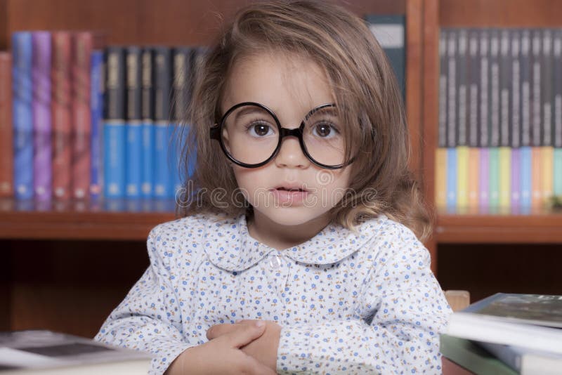 Girl in library stock image. Image of classmate, literature - 59709041
