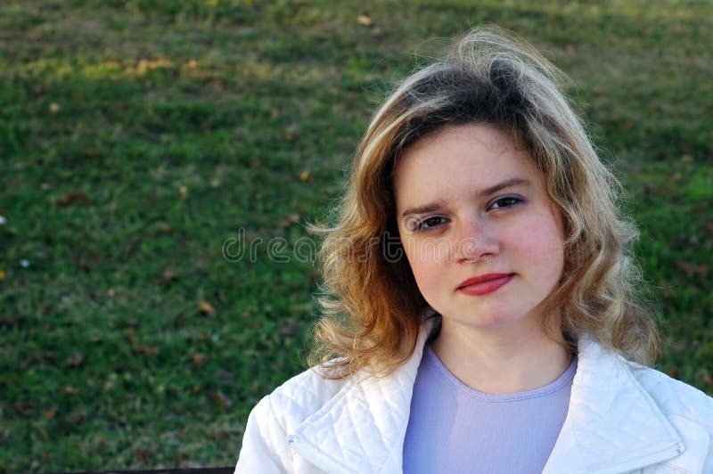 Girl with light smile stock photo. Image of young, models - 570046