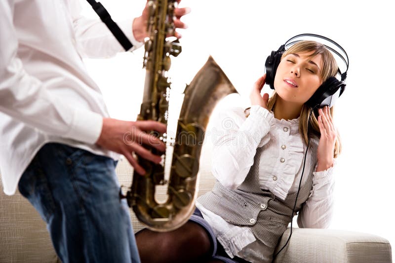 Very saxy girl stock photo. Image of britain, culture - 9136702
