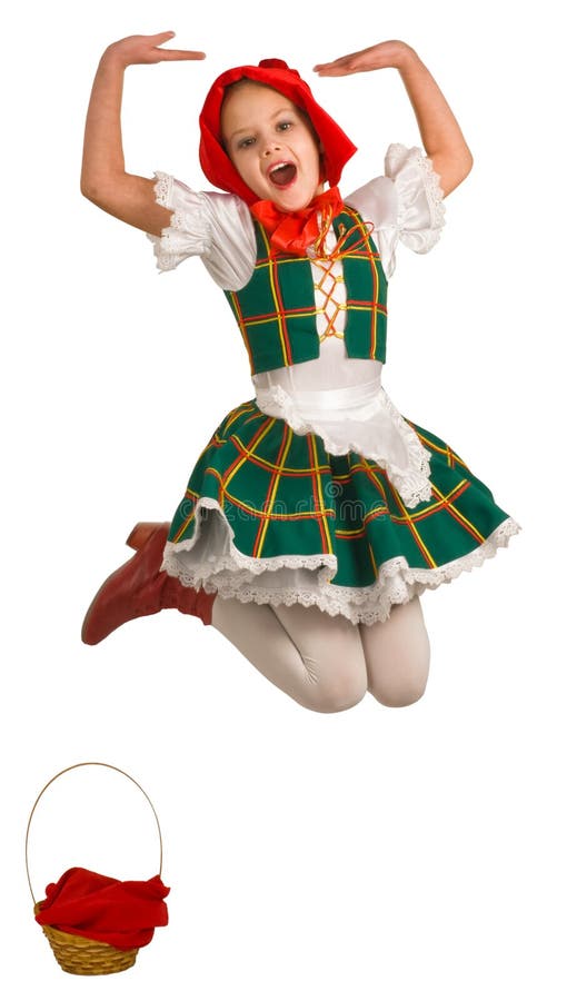 Russian national dance. stock image. Image of headdress - 12693253