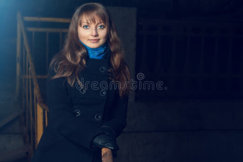 Girl in location stock image. Image of caucasian, brunette - 28256065