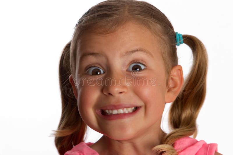 Girl looking startled stock image. Image of happy, happiness - 14153027