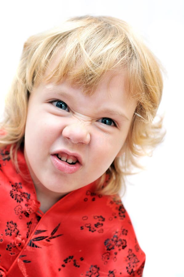 Girl making face stock photo. Image of antics, caucasian - 13104570
