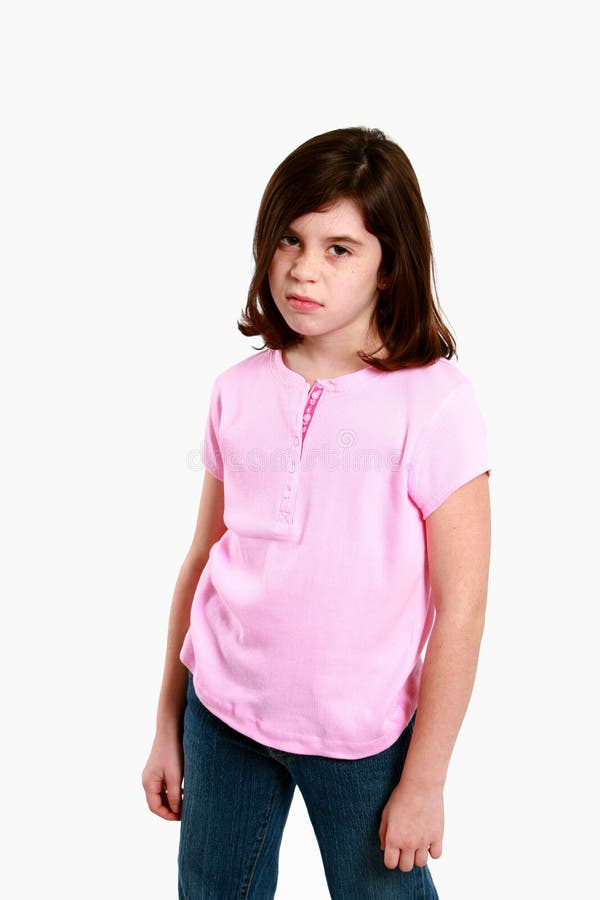 Pretty Pouting Teen Girl Stock Image Image Of Model Making 7566761