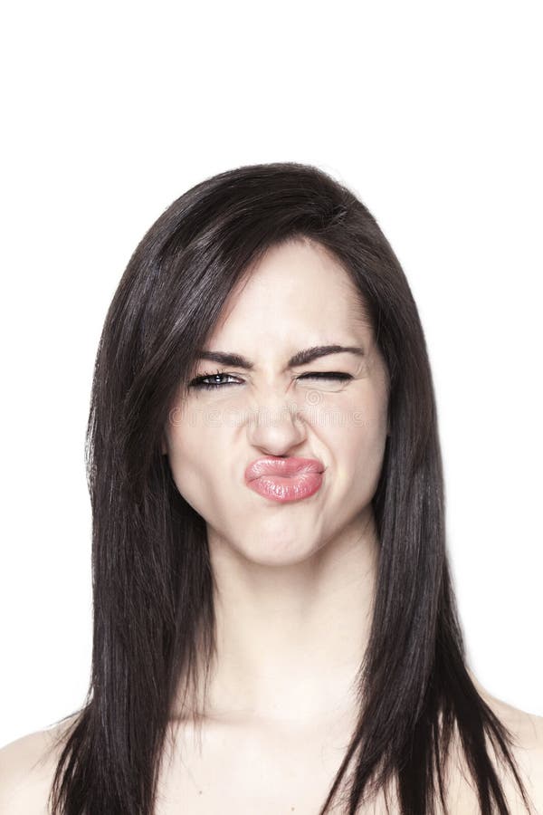 Girl making funny face stock image. Image of funny, face - 39473241