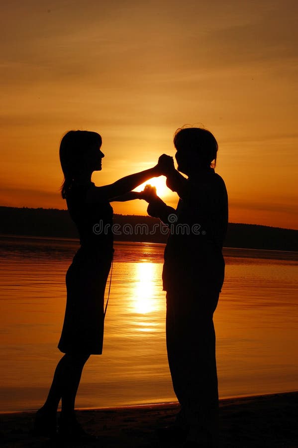Girl and man stock image. Image of happy, attention, dance - 5210439