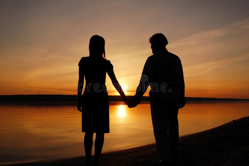 Girl And Man Picture. Image: 5210445