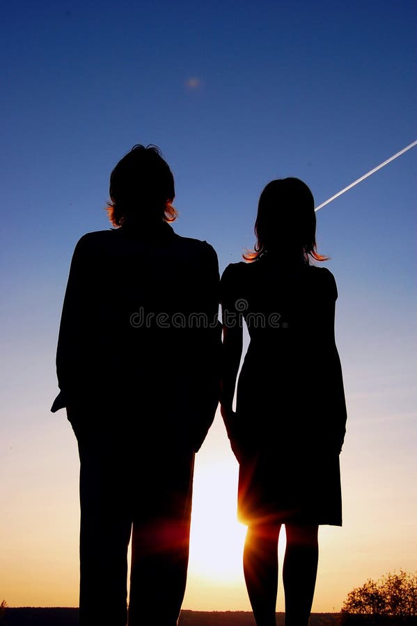 Girl and man stock image. Image of love, leisure, height - 5218749