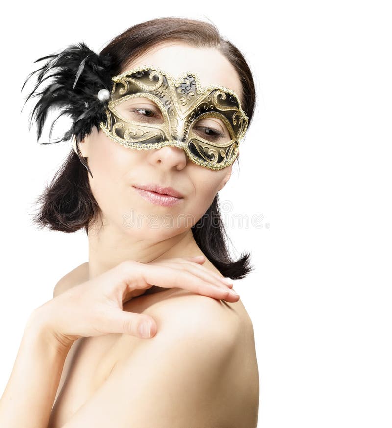 Girl in mask carnival stock photo. Image of lace, background - 38791478