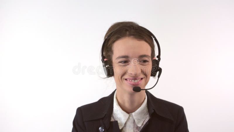 Girl with a microphone stock video. Video of confident - 41310119