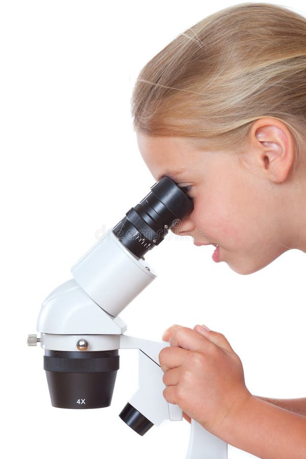 Kids using microscope stock photo. Image of exploring - 19821086