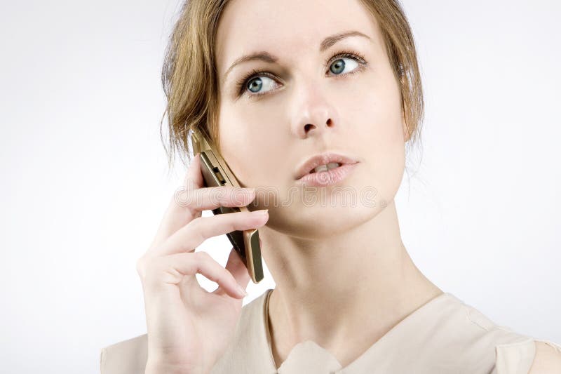 Cell Phone Gossip stock photo. Image of phone, expression - 217356