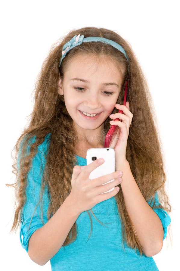 Phone girl, chatting stock photo. Image of girl, chat - 25487960