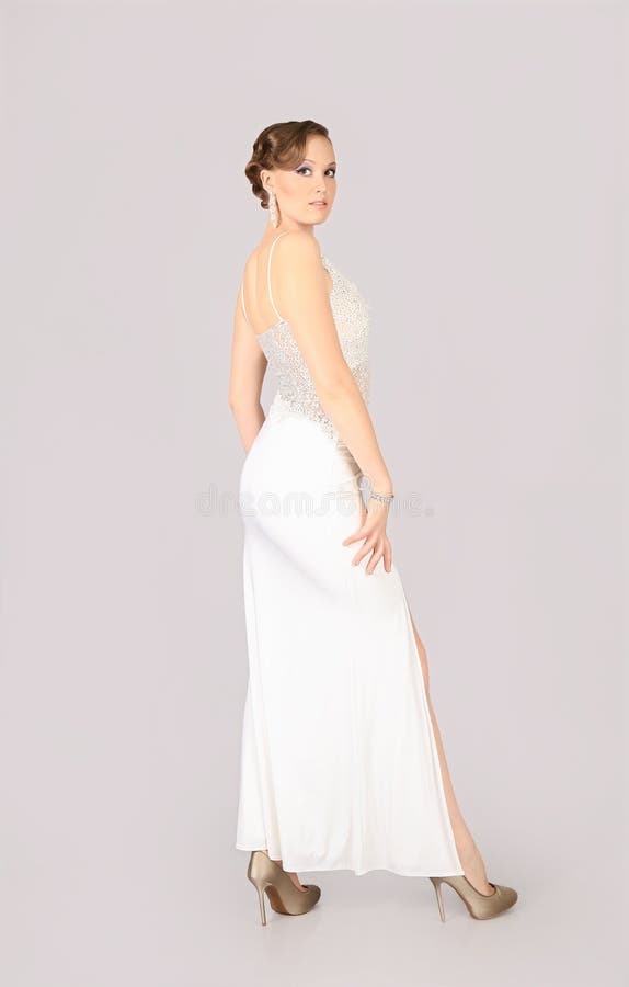 Elegant girl stock image. Image of beauty, hairstyle - 34702467