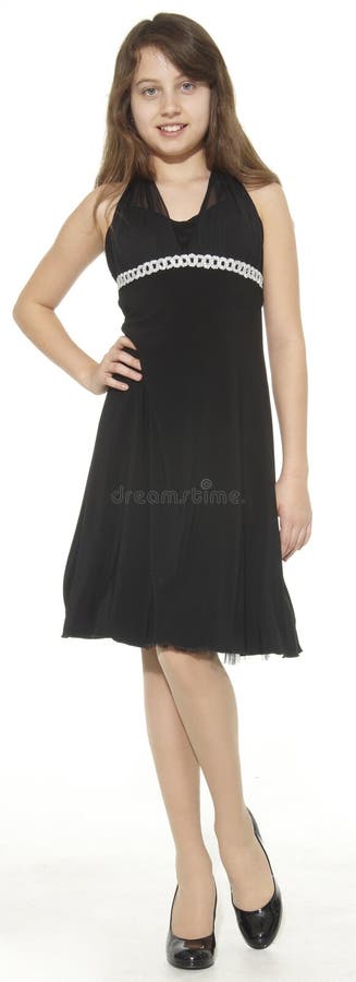 Girl Model Posing in a Black Dress Stock Photo - Image of bare, smile ... Girl Model Posing in a Black Dress Stock Photo - Image of bare, smile ...