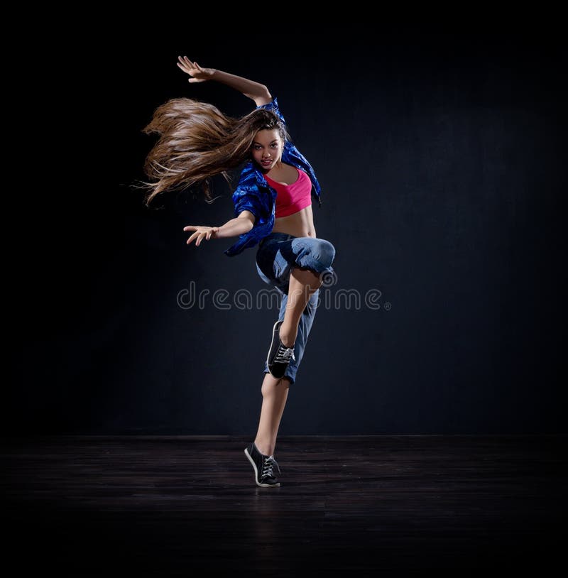Girl Modern Dancer (normal Version) Stock Image - Image of adult ...
