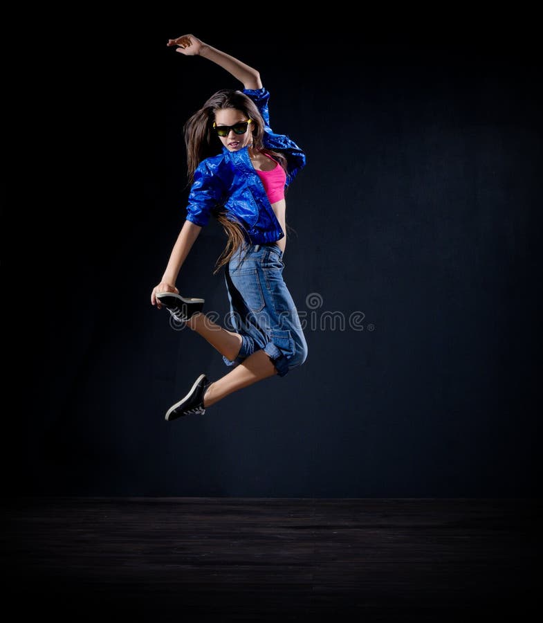 Girl Modern Dancer (normal Version) Stock Photo - Image of emotion ...