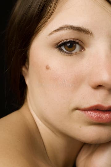 Girl with a Mole stock image. Image of body, gorgeous - 2362321