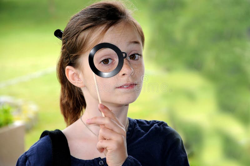 Spectacles with Facial Detail Stock Photo - Image of woman, caucasian ...