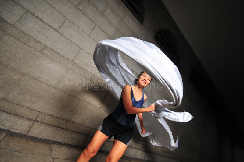 Girl in Motion 1 stock image. Image of move, expressions - 6044713