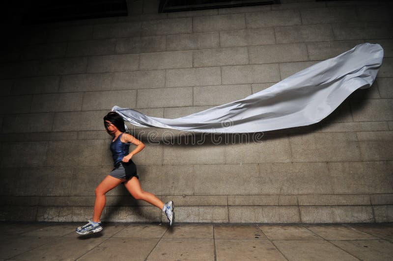 Girl in Motion 8 stock image. Image of jumping, leap, girl - 6074011