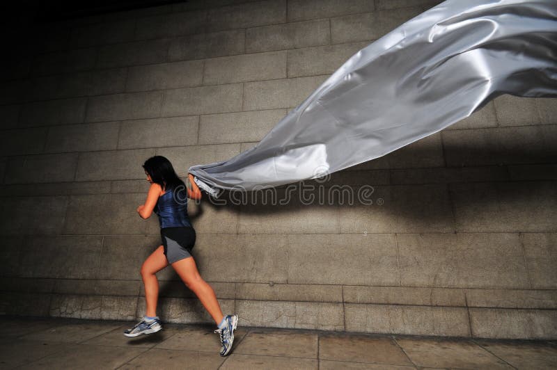 Girl in Motion 8 stock image. Image of jumping, leap, girl - 6074011