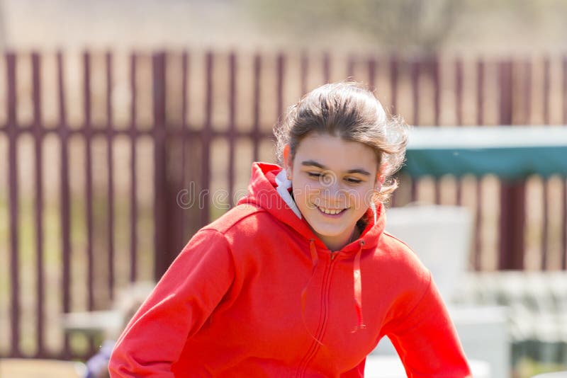 Girl in motion stock photo. Image of beauty, carefree - 58137320