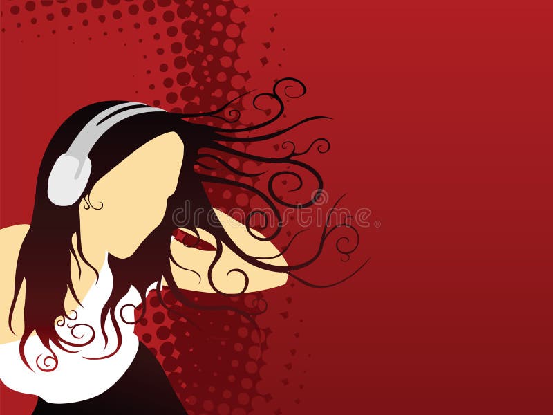Listen Music Girl Stock Illustrations – 5,138 Listen Music Girl Stock ...