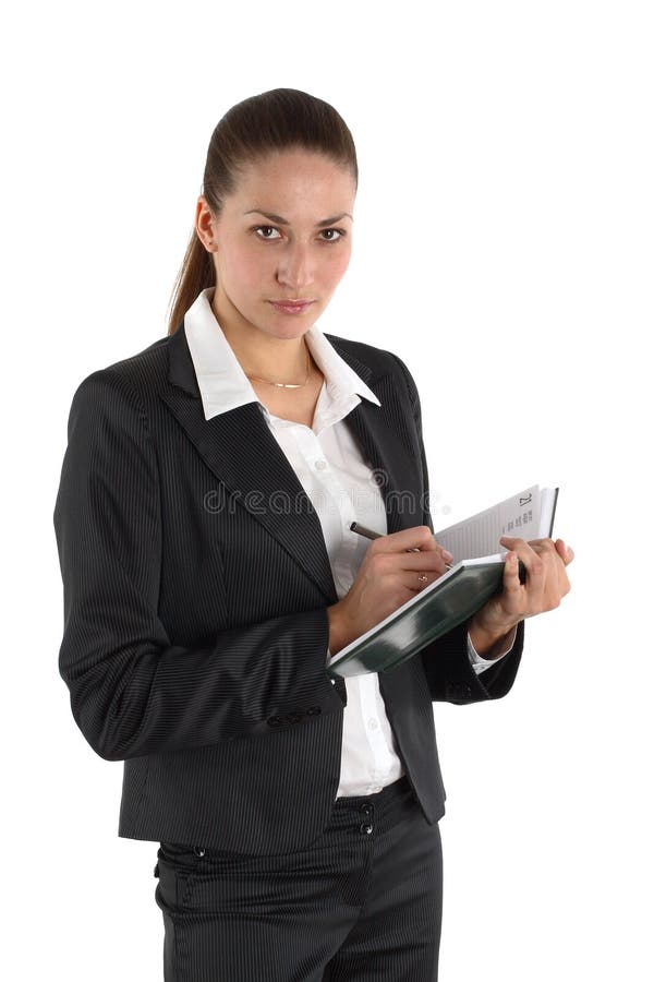 Girl with notebook 2 stock image. Image of person, friendship - 4400093