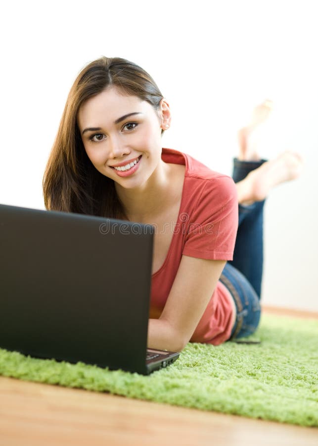 Girl with notebook stock photo. Image of fever, education - 22141296