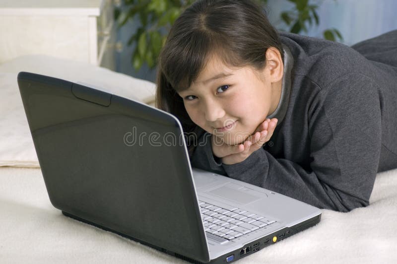 Girl with notebook. stock photo. Image of adolescence - 3409446