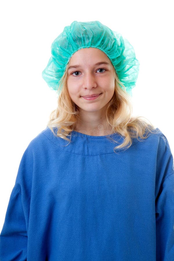 Girl with Operation Clothes Stock Image - Image of prepare, healthcare ...