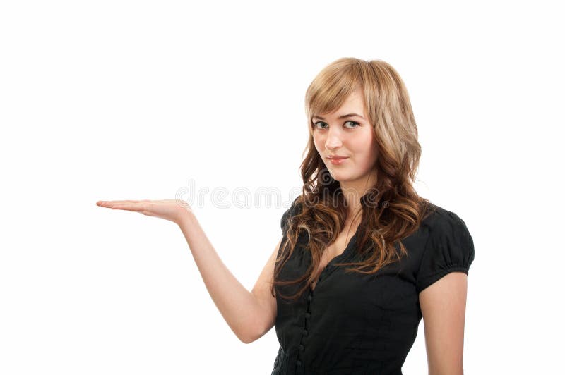 Girl With Outstretched Hand Picture. Image: 19138761