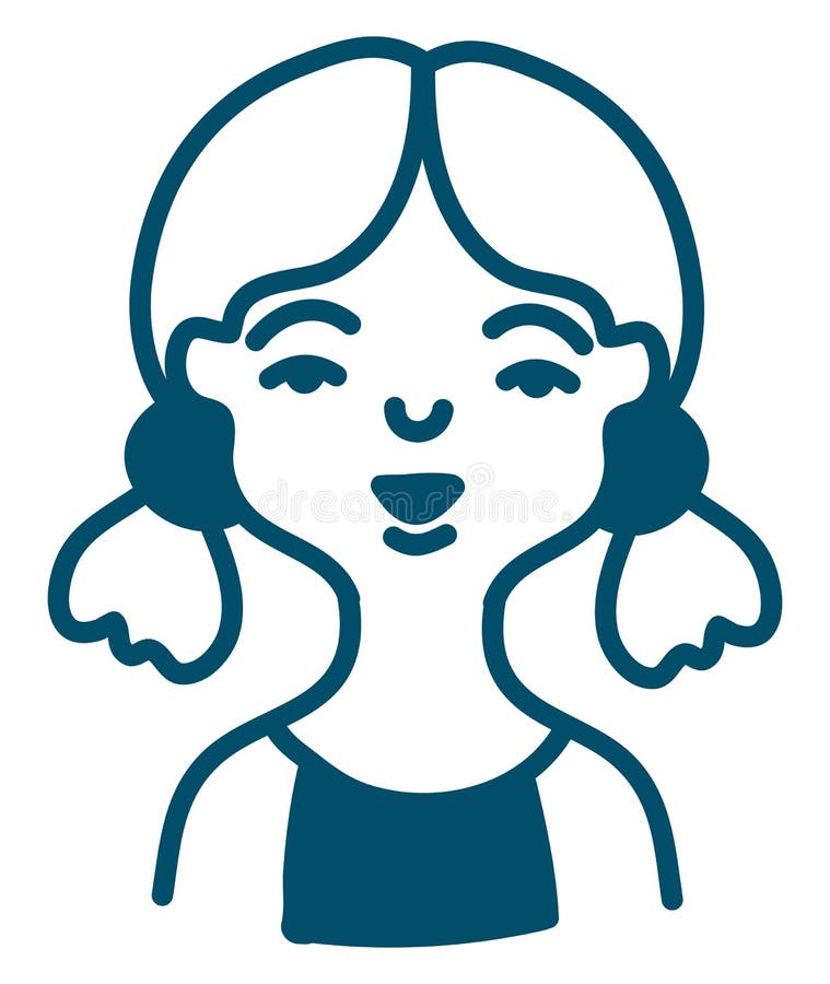 Pigtails Icon Stock Illustrations – 562 Pigtails Icon Stock ...