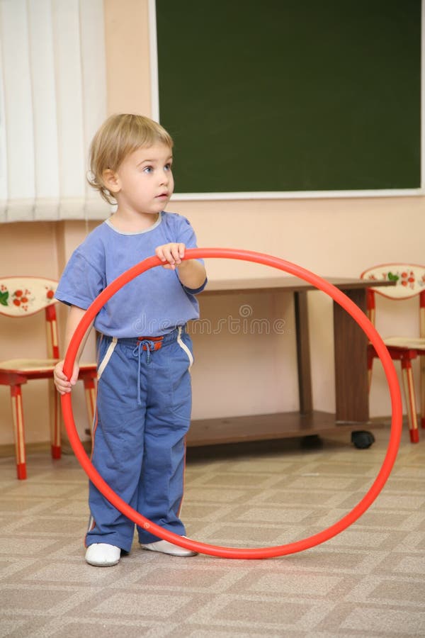 Girl play with hoop stock photo. Image of hula, hoop, relation - 3356584