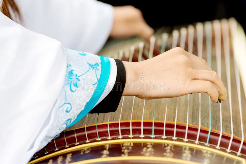 Girls Playing Musical Instruments Stock Image - Image of performance ...