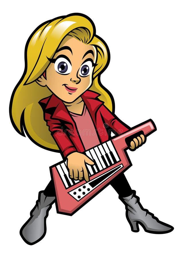 Keytar Stock Illustrations – 419 Keytar Stock Illustrations, Vectors ...