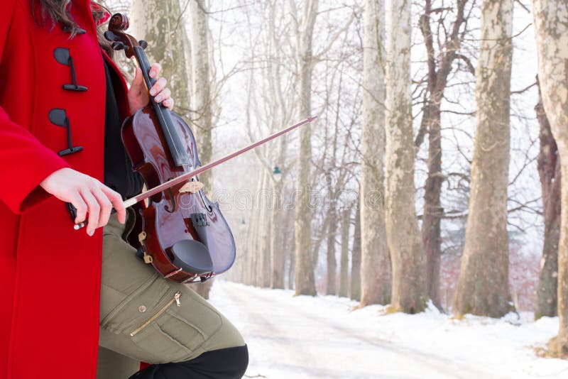 162 Girl Snow Violin Stock Photos - Free & Royalty-Free Stock Photos ...