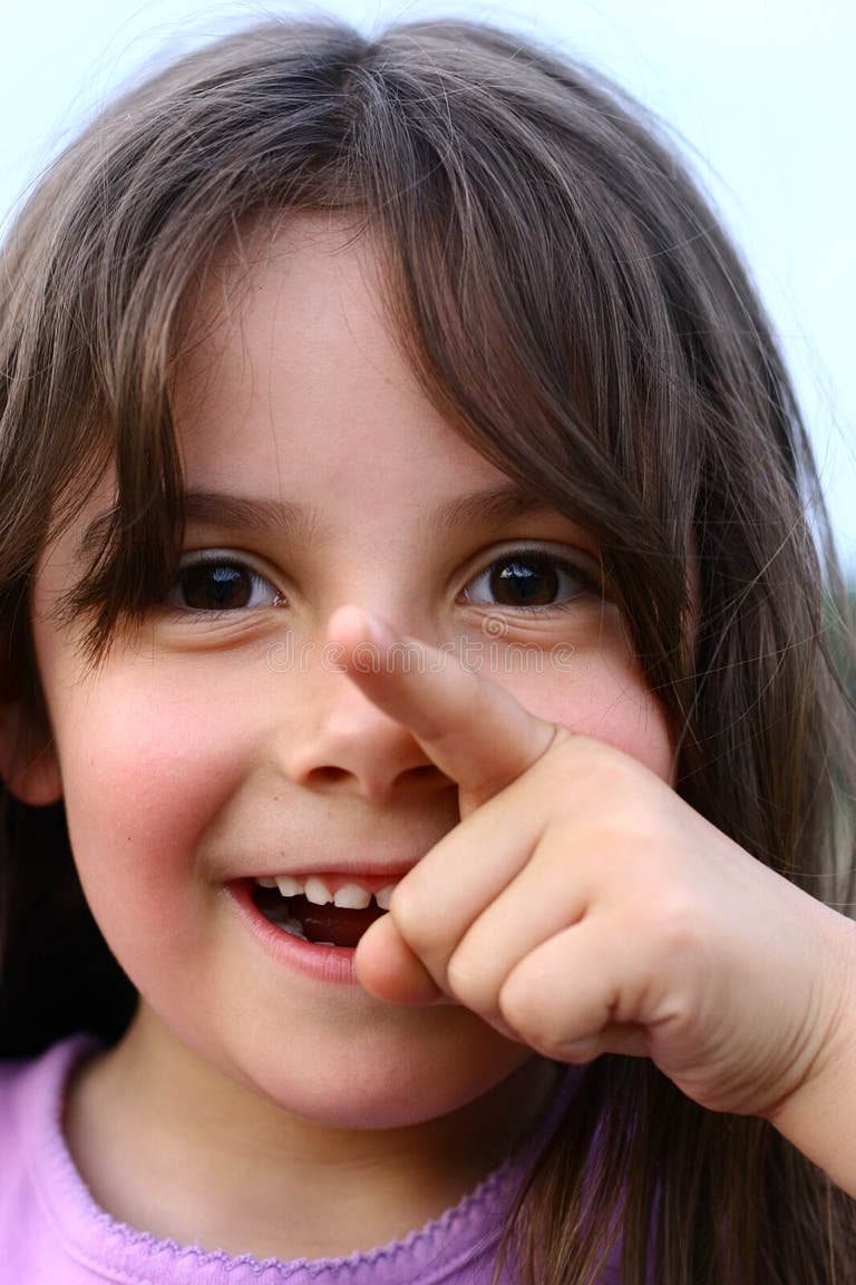 1,161 Little Girl Pointing Her Finger Stock Photos - Free & Royalty ...