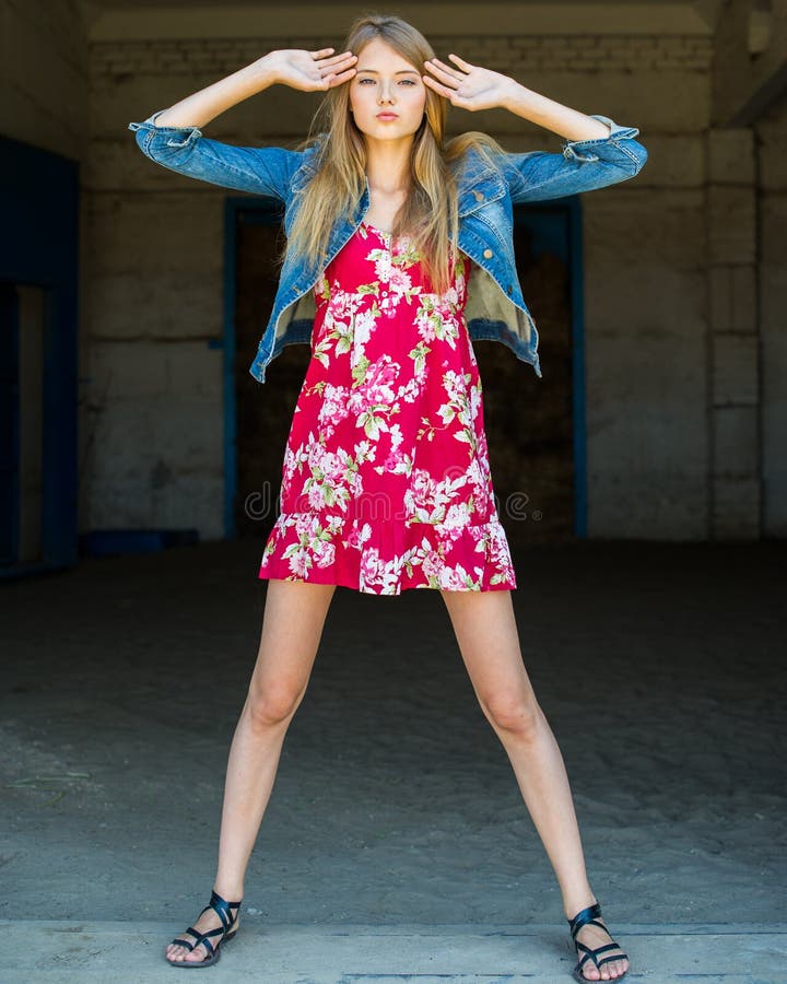 Girl poses stock photo. Image of lovely, cute, outdoor - 69579718