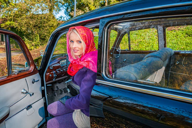 382 Sexy Girl Classic Car Stock Photos - Free & Royalty-Free Stock ...