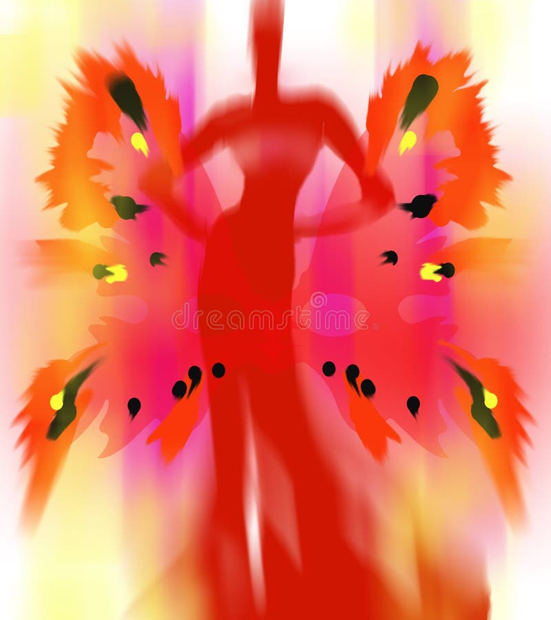 Girl power stock illustration. Illustration of fitness - 7970380