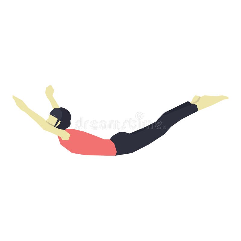 Locust Pose Yoga Stock Illustrations – 131 Locust Pose Yoga Stock ...