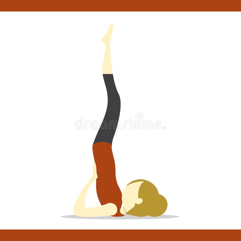 Shoulderstand Stock Illustrations – 95 Shoulderstand Stock ...