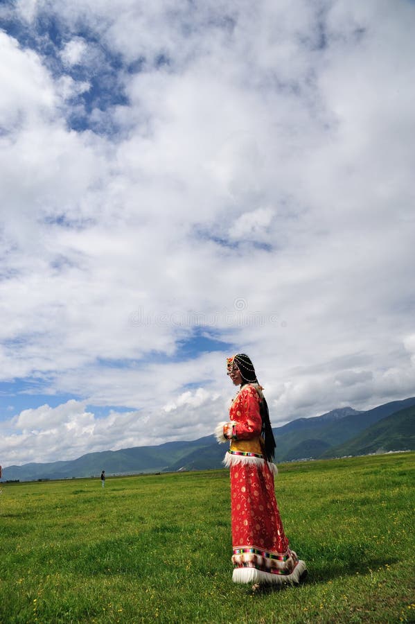 Girl in prairie stock image. Image of lifestyles, teens - 27660395