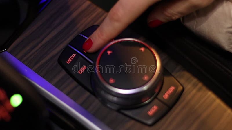 Man Presses a Menu Button on Remote Stock Footage - Video of hand ...
