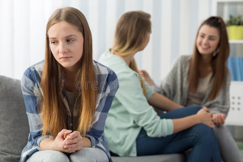 Girl rejected by peers stock photo. Image of hurt, rejected - 63078642