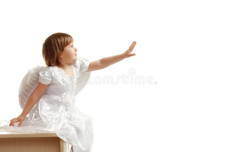 Girl reach out her hand stock photo. Image of beauty - 13107986