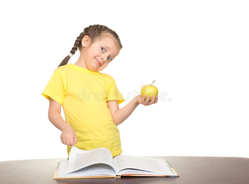 Girl read a book in bed stock image. Image of repose - 31448439