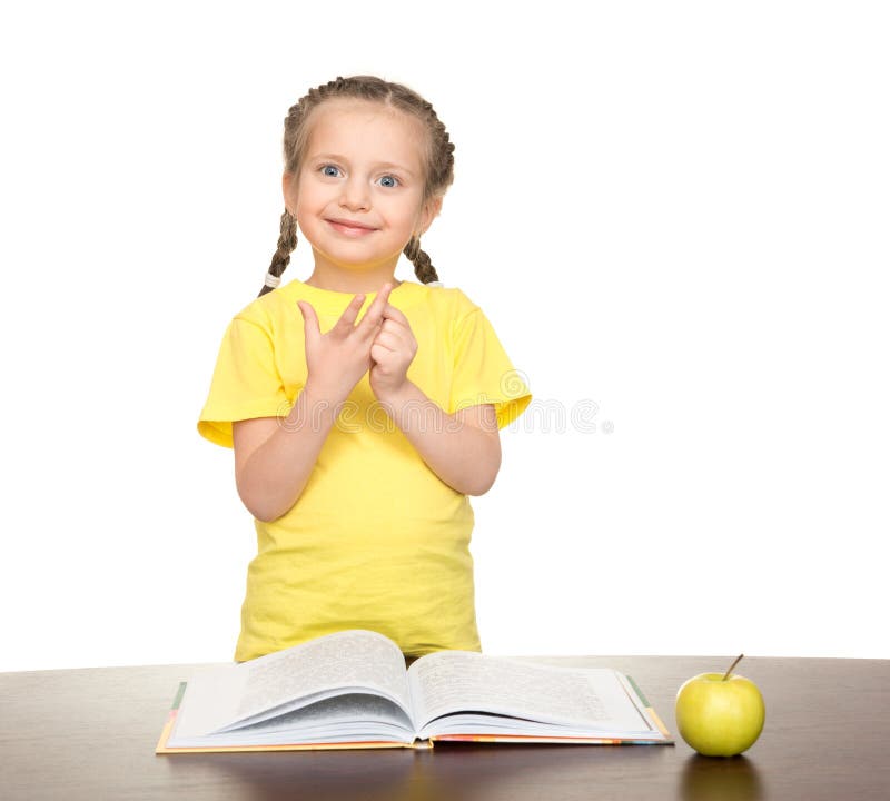Girl read a book in bed stock image. Image of repose - 31448439